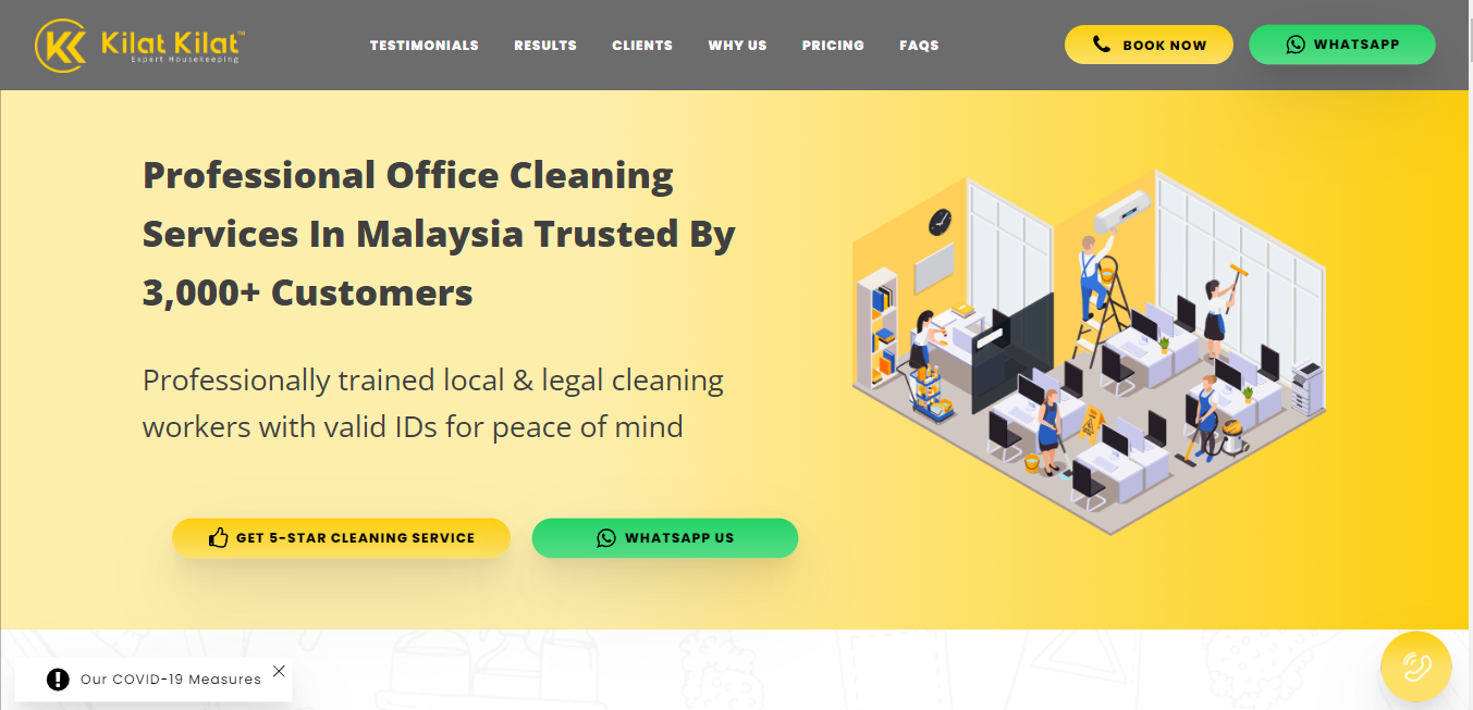 Top 10 Office Cleaners in Kuala Lumpur, KL | Malaysia
